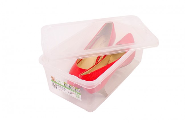 Basixx műanyag tároló doboz 5,6 l, átlátszó, 33x19,5x12 cm Basixx műanyag tároló doboz 5,6 l, átlátszó, 33x19,5x12 cm